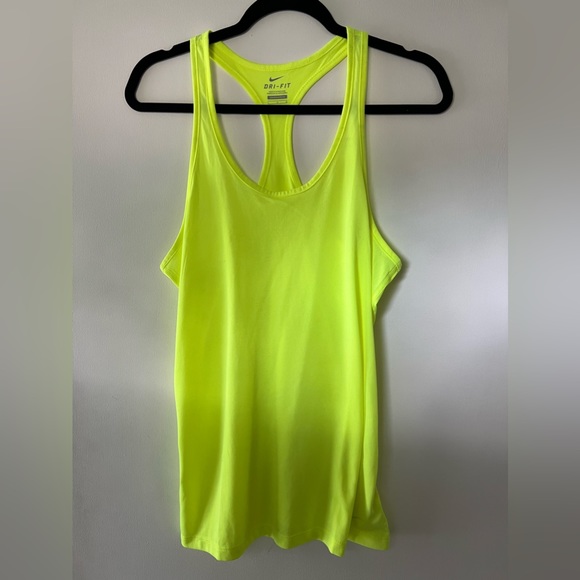 Nike | Tops | Yellow Nike Tank | Poshmark